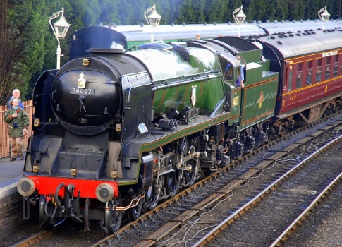 Solve SR West Country Class 4-6-2 34027 Taw Valley at Bridgnorth ...