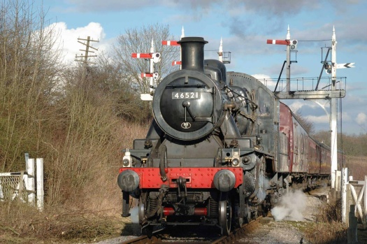 Solve LMS Ivatt Class 2 2-6-0 46521. jigsaw puzzle online with 54 pieces