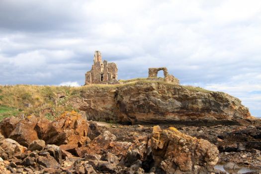 Solve St Monans: Newark Castle. jigsaw puzzle online with 96 pieces