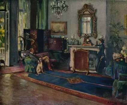 Solve Sir John Lavery—The Greyhound The Greyhound (Sir Reginald Lister ...