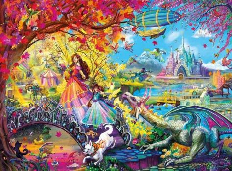 Jigsaw Puzzle | FANTASY WORLD | 70 pieces | Jigidi