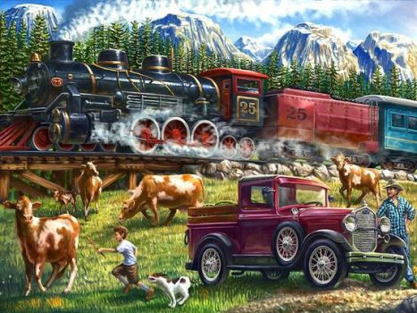 Solve Vintage jigsaw puzzle online with 35 pieces
