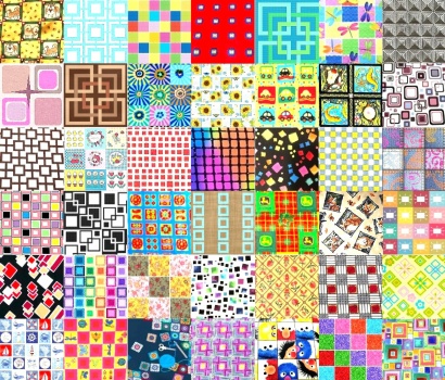 Solve PATCHWORK SQUARES 48 jigsaw puzzle online with 255 pieces