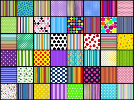 Solve stripes and spots jigsaw puzzle online with 336 pieces