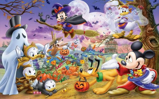 Solve Halloween disney jigsaw puzzle online with 416 pieces