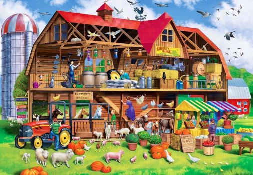 Solve FAMILY BARN jigsaw puzzle online with 280 pieces
