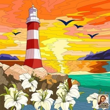 Solve Lighthouse jigsaw puzzle online with 49 pieces