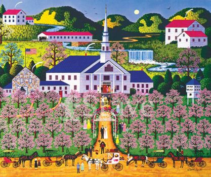 Solve Springtime painting by Charles Wysocki jigsaw puzzle online with ...