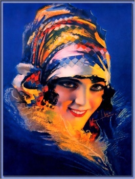 Solve Cover Girl Pinup Model jigsaw puzzle online with 130 pieces