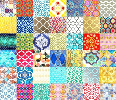 Solve PATCHWORK MOROCCAN 3 jigsaw puzzle online with 255 pieces