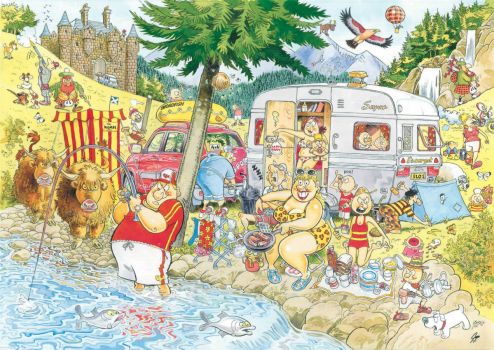 Solve camping jigsaw puzzle online with 117 pieces