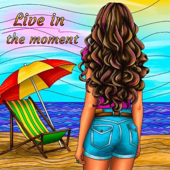 Solve PUZZLE - Live In The Moment jigsaw puzzle online with 306 pieces