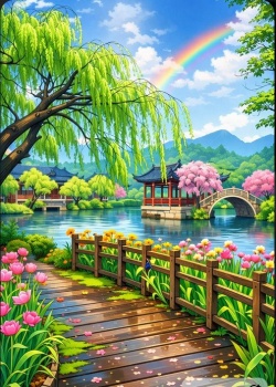 Solve Spring is here! jigsaw puzzle online with 35 pieces