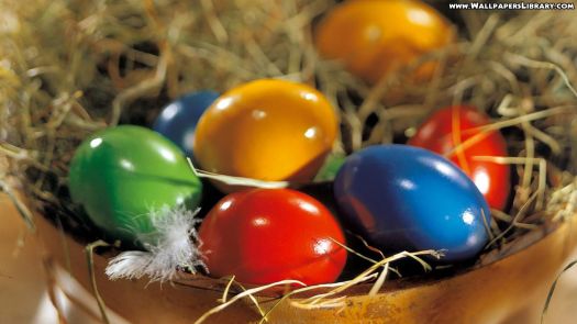 Solve Easter Eggs jigsaw puzzle online with 66 pieces