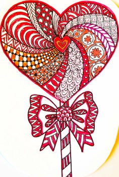 Jigsaw Puzzle | 70 pieces | Lollipop Heart | Jigidi
