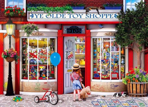 Solve Vintage Toy Store front jigsaw puzzle online with 70 pieces