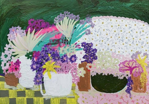 Solve "Table Party" - Morgan Jamieson jigsaw puzzle online with 88 pieces