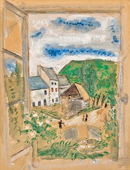 Solve La fenêtre ouverte, c.1925, Marc Chagall (1887-1985) jigsaw ...