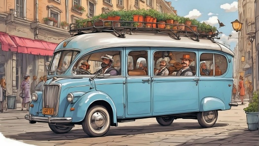 Solve Bus, resizable 15 to 589 pieces jigsaw puzzle online with 66 pieces