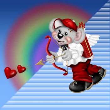 Solve Creddy Bears Angels 18 jigsaw puzzle online with 25 pieces