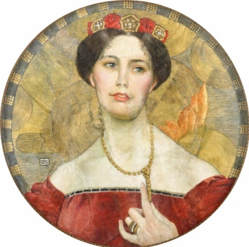 Solve Portrait of Lady Northbourne jigsaw puzzle online with 225 pieces