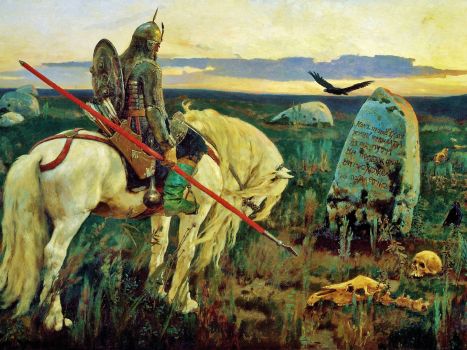 Solve Viktor Vasnetsov - A Knight at the Crossroads (1878) jigsaw ...
