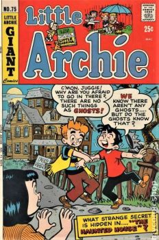 Solve Little Archie: The Haunted House jigsaw puzzle online with 77 pieces