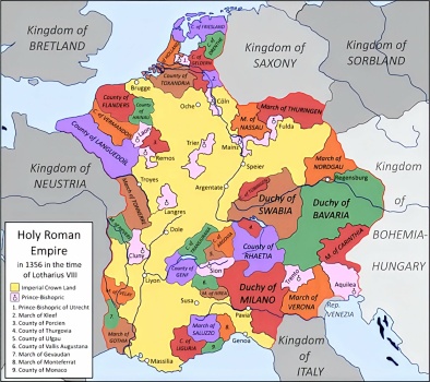 Solve Holy Roman Empire jigsaw puzzle online with 399 pieces