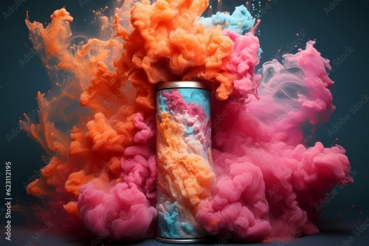 Solve Pretty Explosion jigsaw puzzle online with 96 pieces