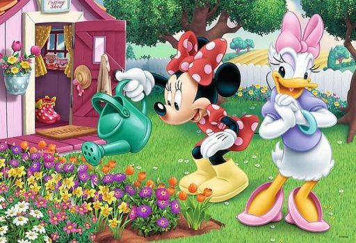 Solve Minnie and Daisy jigsaw puzzle online with 12 pieces Solve Minnie and Daisy jigsaw puzzle online with 12 pieces