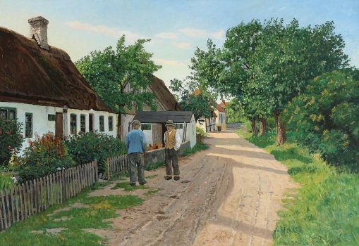 Solve Valdemar Mau (Danish, 1892–1952), View from the Village Mårup ...