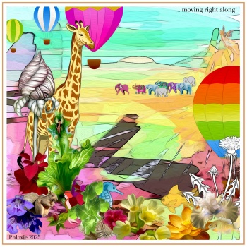 Solve moving right along jigsaw puzzle online with 100 pieces