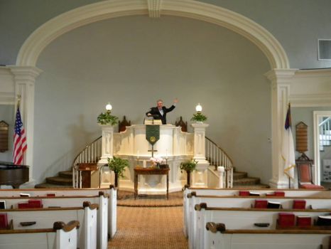 Solve Federated Church of Castleton, VT - pulpit - designed by Thomas ...