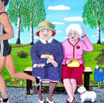 Solve Heloise and Mabel Grace jigsaw puzzle online with 144 pieces