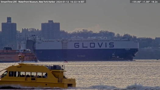 Solve Glovis Sun, NYC water taxi and Staten Island ferry at NYH 1-12-24 ...