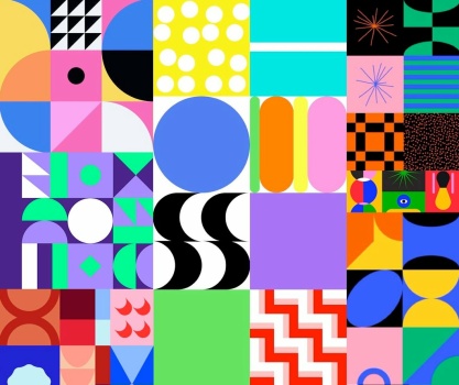 Solve Shapes mashup jigsaw puzzle online with 120 pieces