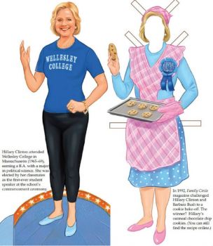 Solve Paper Doll ~ Hillary Clinton jigsaw puzzle online with 72 pieces