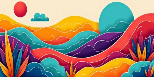 Solve abstract hills jigsaw puzzle online with 231 pieces