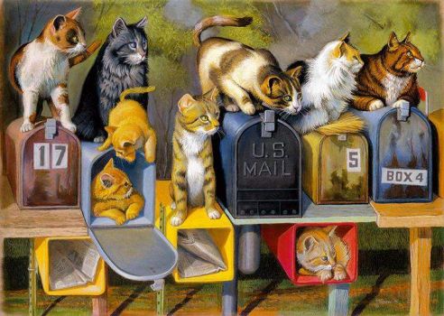 Solve Waiting for the Mailman jigsaw puzzle online with 108 pieces