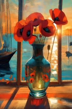 Solve Floral ~ Thomas Little (American...active) jigsaw puzzle online ...