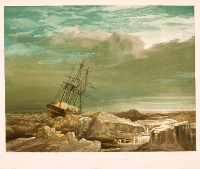 Solve H.M.S. Investigator in the Pack, Oct 8th, 1850, Samuel Gurney ...