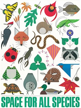 Solve Space for Species (Charley Harper) jigsaw puzzle online with 99 ...