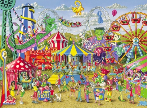 Solve Fun at the Carnival jigsaw puzzle online with 88 pieces