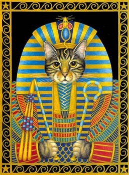 Solve Cleopatra jigsaw puzzle online with 35 pieces
