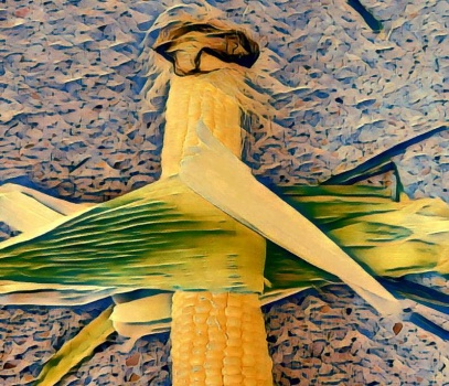 Solve Abstract corn jigsaw puzzle online with 9 pieces